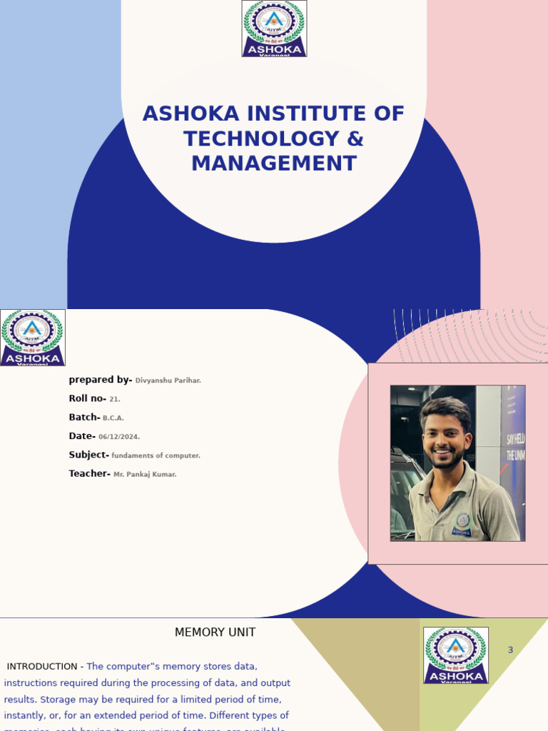 Fundamentals of Computer | PDF | Random Access Memory | Computer Data Storage