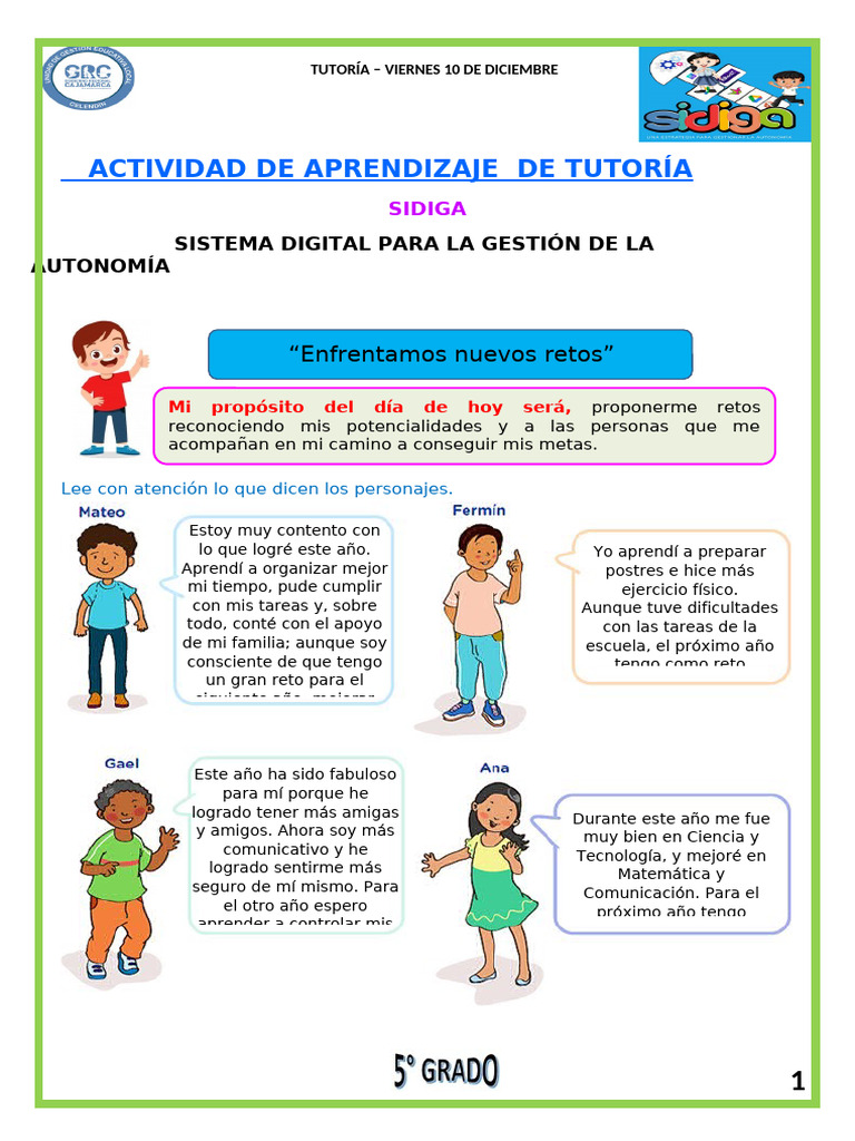 Retos y Logros en Tutoría Escolar | PDF