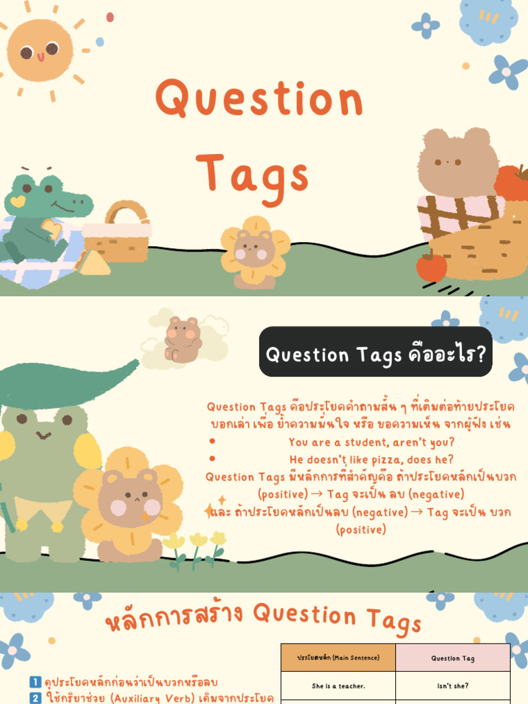 Question Tags | PDF