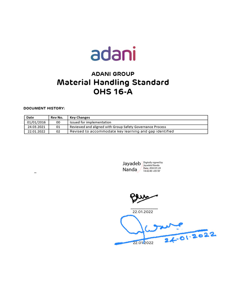 Material Handling Standard Rev02 | PDF | Crane (Machine) | Elevator