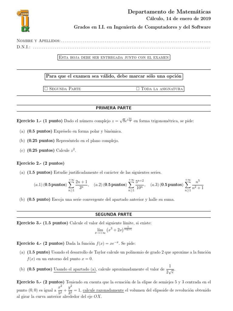 Departamento de Matem Aticas | PDF | Conceptos matemáticos | Objetos ...