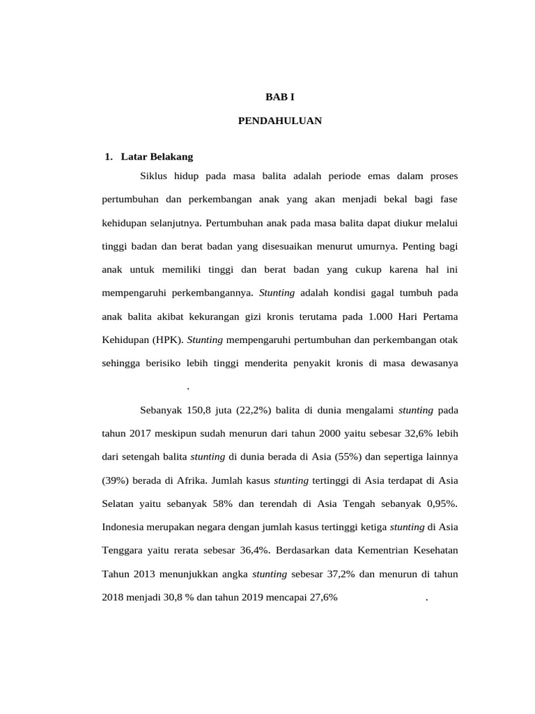 Bab 1 Proposal | PDF