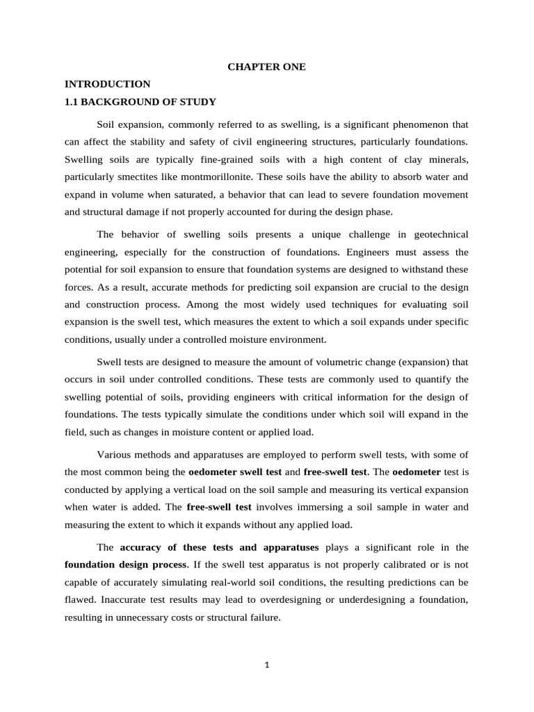 Evaluation of Swell Test Body | PDF | Soil | Clay