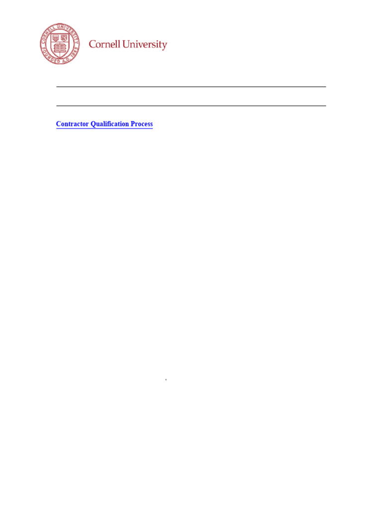 Contractor Qualification Form Guide | PDF | Financial Statement ...
