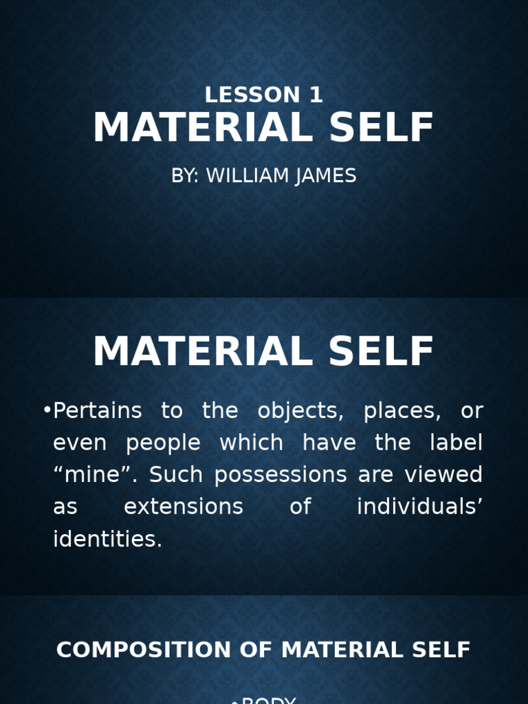 Material Self Autosaved | PDF