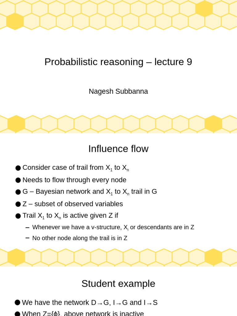Understanding D-Separation in Bayesian Networks | PDF