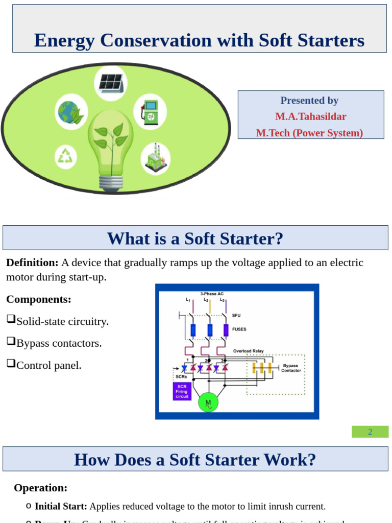 Energy Conservation by Starter | PDF | Electric Motor | Capacitor