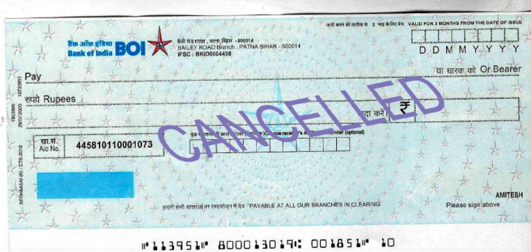 Cheque Cancelled | PDF