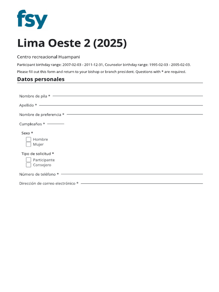 PFJ Lima Oeste 2 | PDF