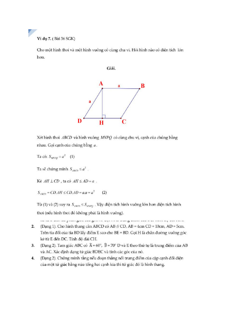 Bài tập hình | PDF