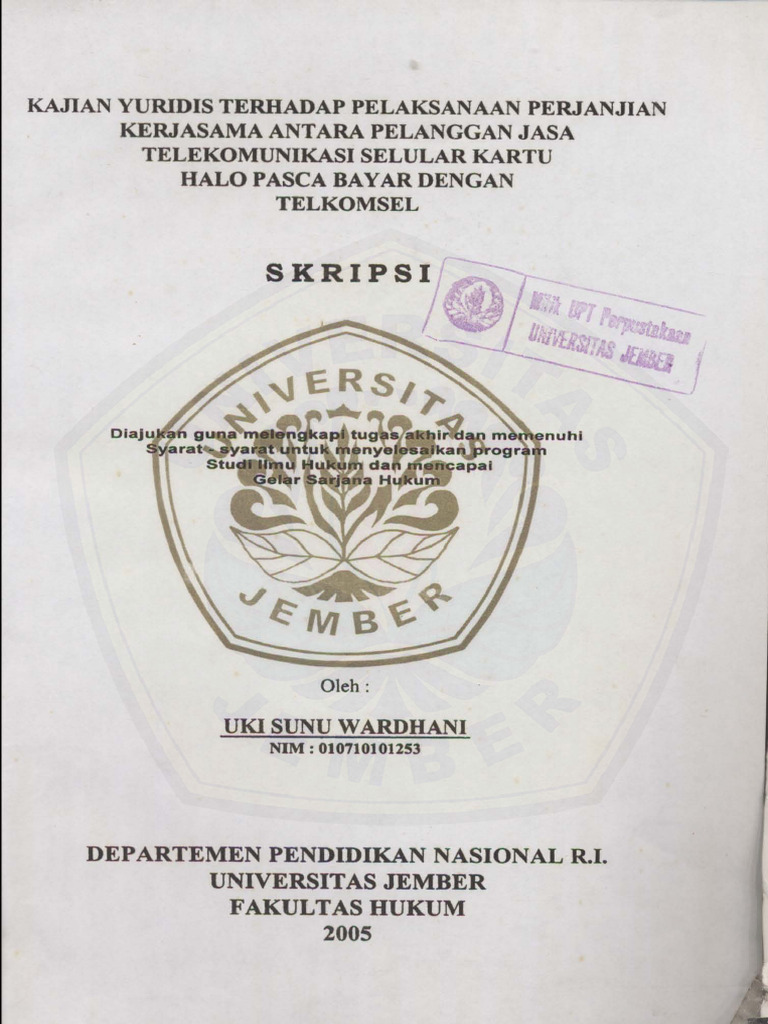 Uki Sunu Wardhani 010710101253 | PDF