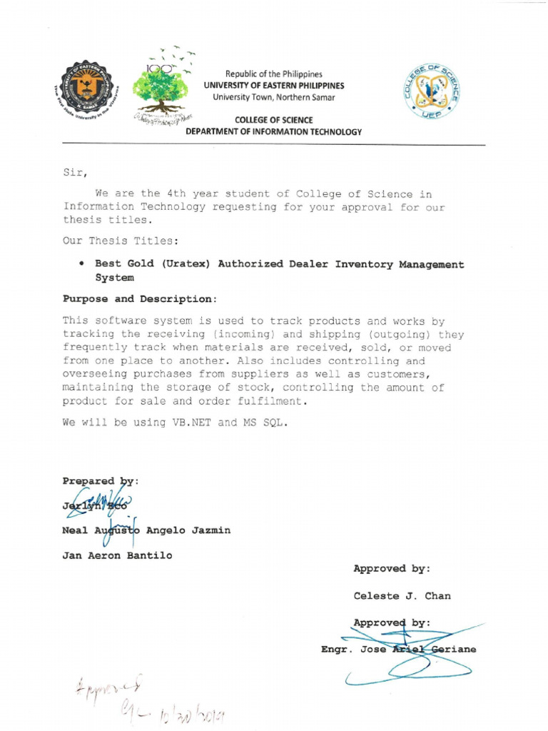 Title Approval | PDF