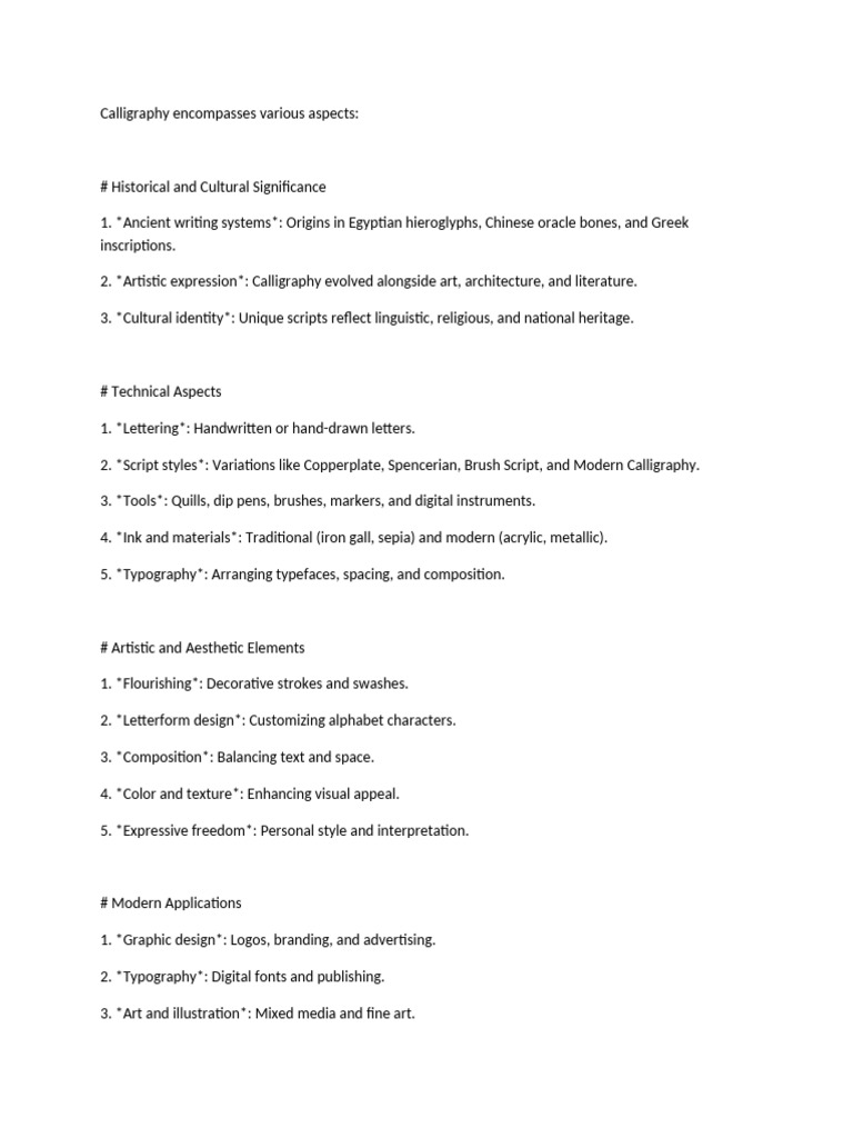 Calligraphy enc-WPS Office | PDF | Calligraphy | Typography