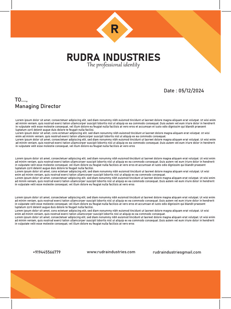 Letterhead Design | PDF