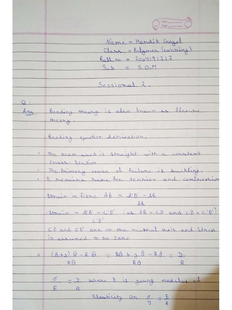 Hardik Goyal Sessional 2 | PDF