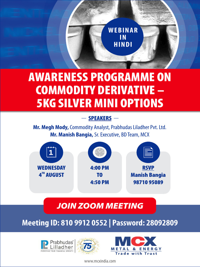 BD_MCX_webinar_04AUG21_Manish | PDF