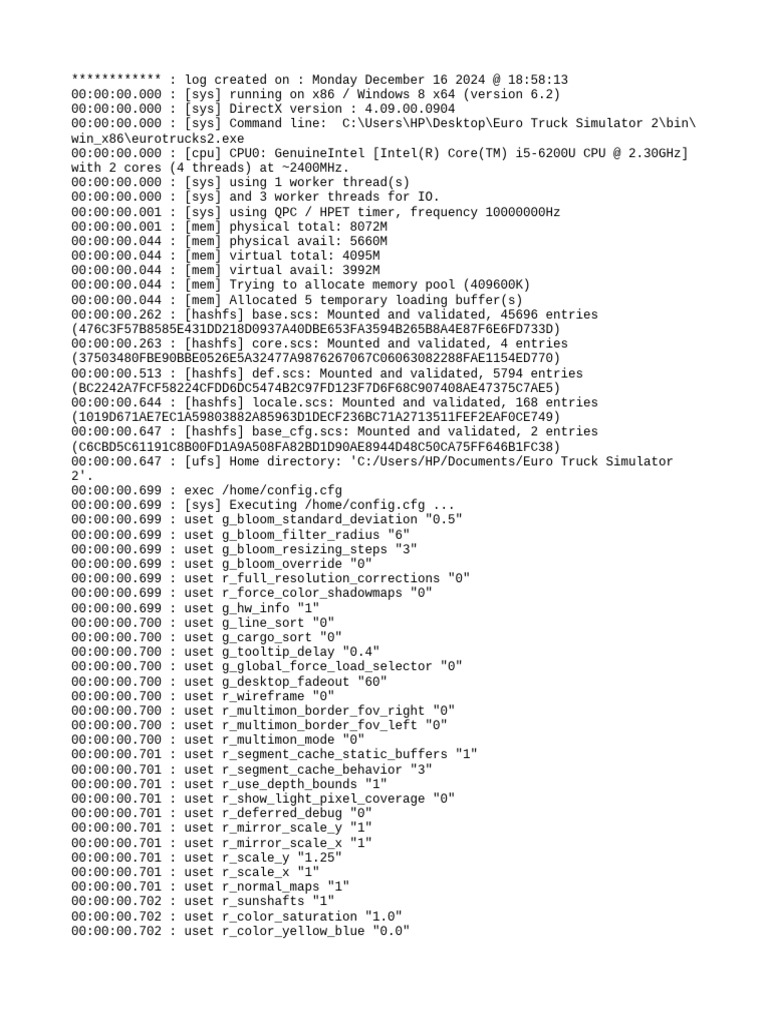 game.log | PDF | Thread (Computing) | Software