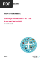 Travel & Tourism AS:A Level (9395) - 2024:2026 Syllabus | PDF | Tourism ...