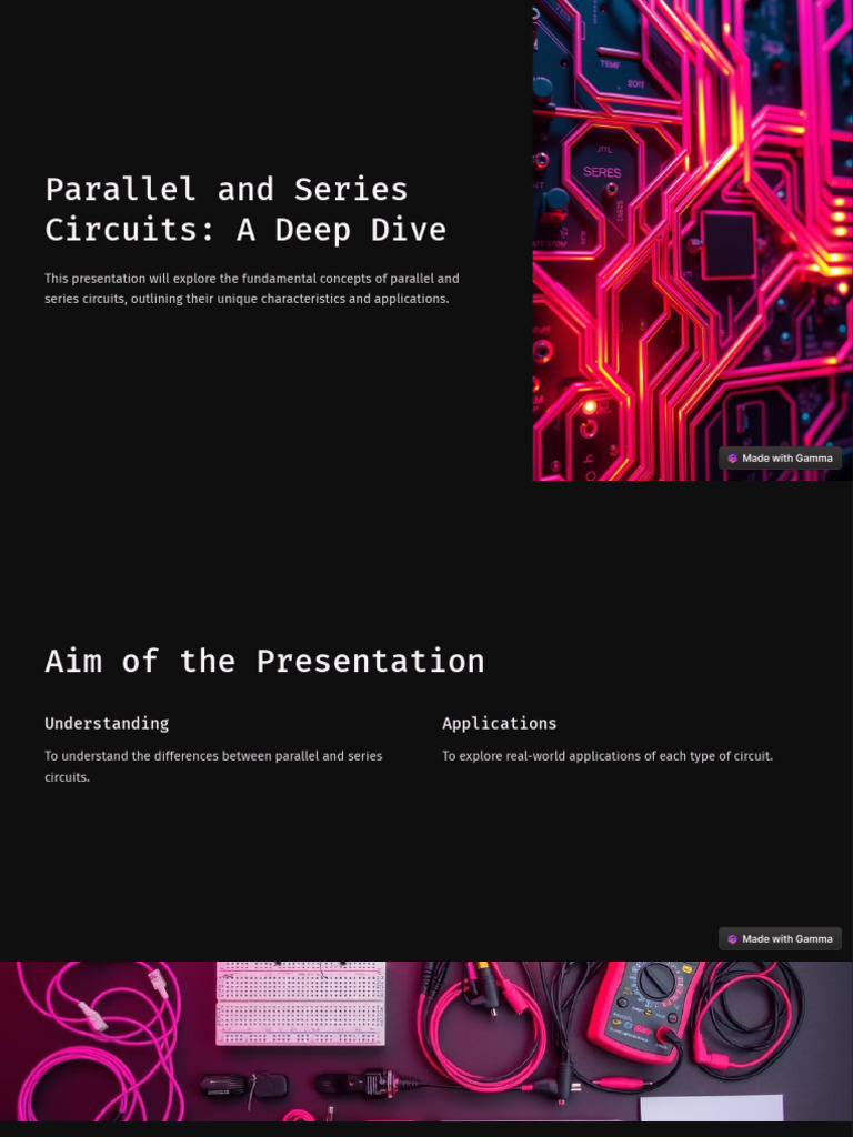 Parallel and Series Circuits A Deep Dive | PDF | Series And Parallel Circuits | Electrical Network