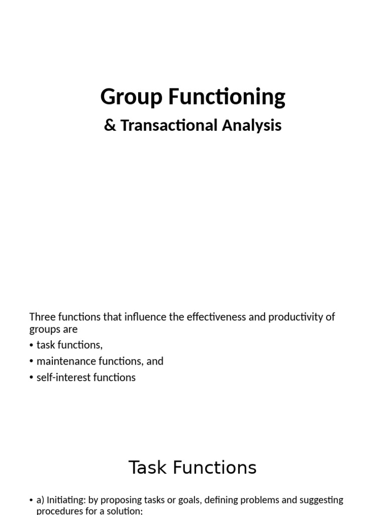 Psych 8. Transaction Analysis | PDF | Information | Psychology