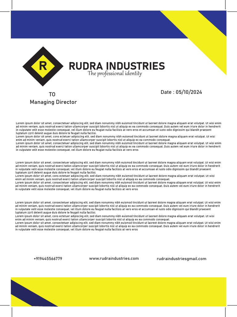Letterhead Design | PDF