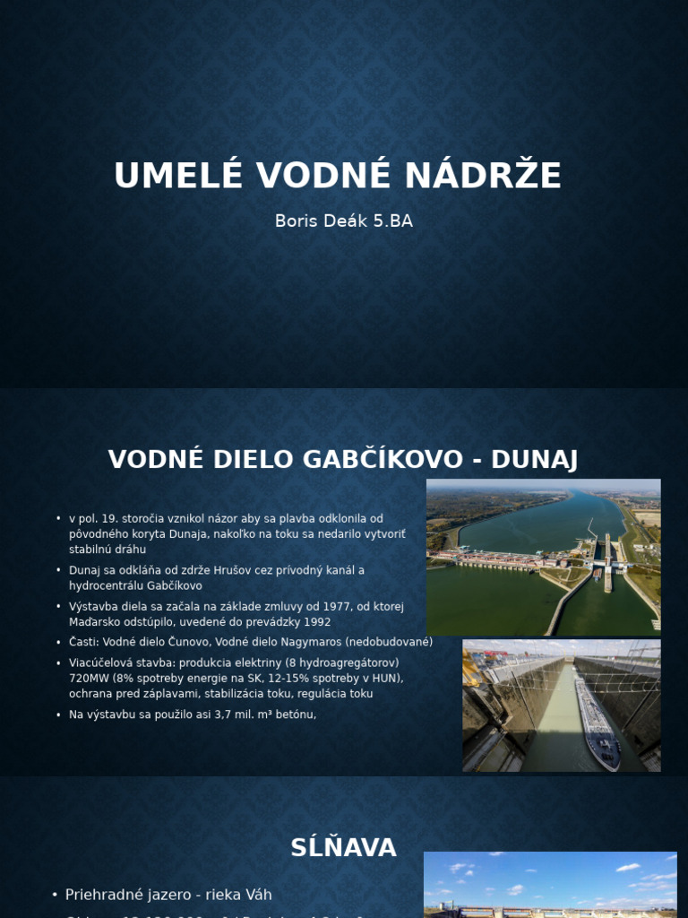 Umelé Vodné Nádrže | PDF