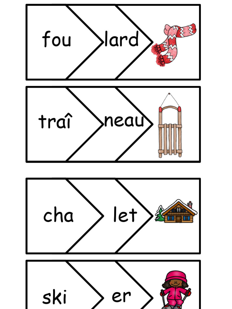 Casse-têtes; mots hiver | PDF