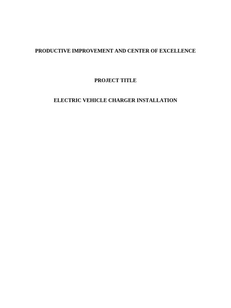 introduction | PDF | Electric Vehicle | Battery Charger