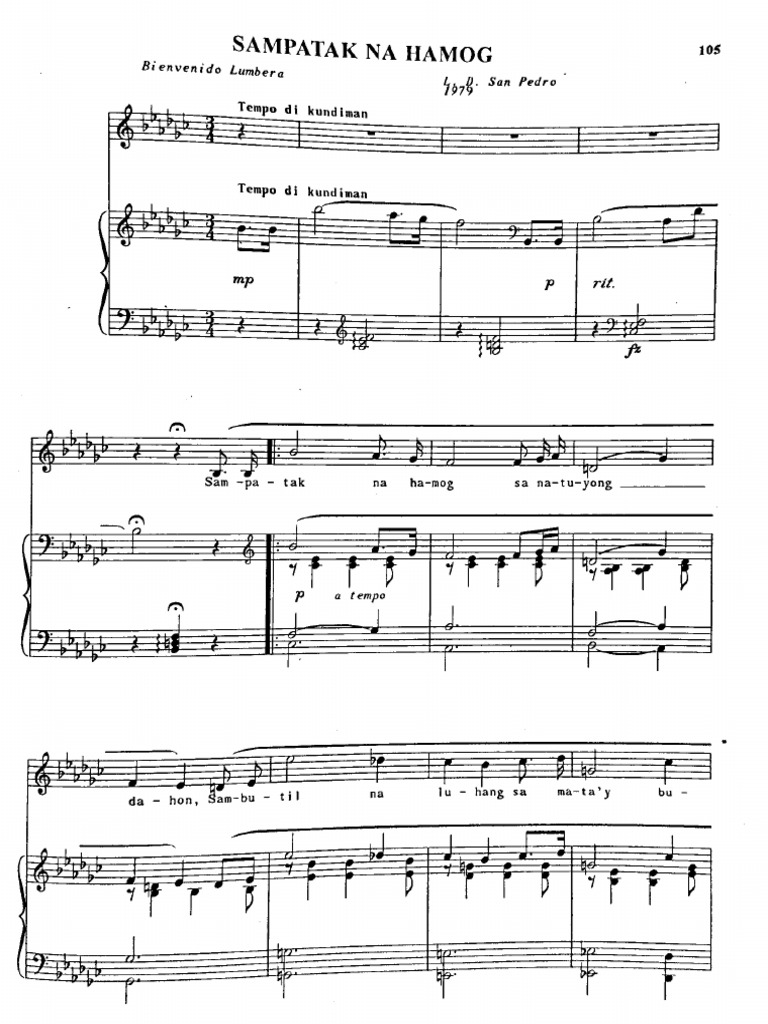 Sampatak na Hamog | PDF