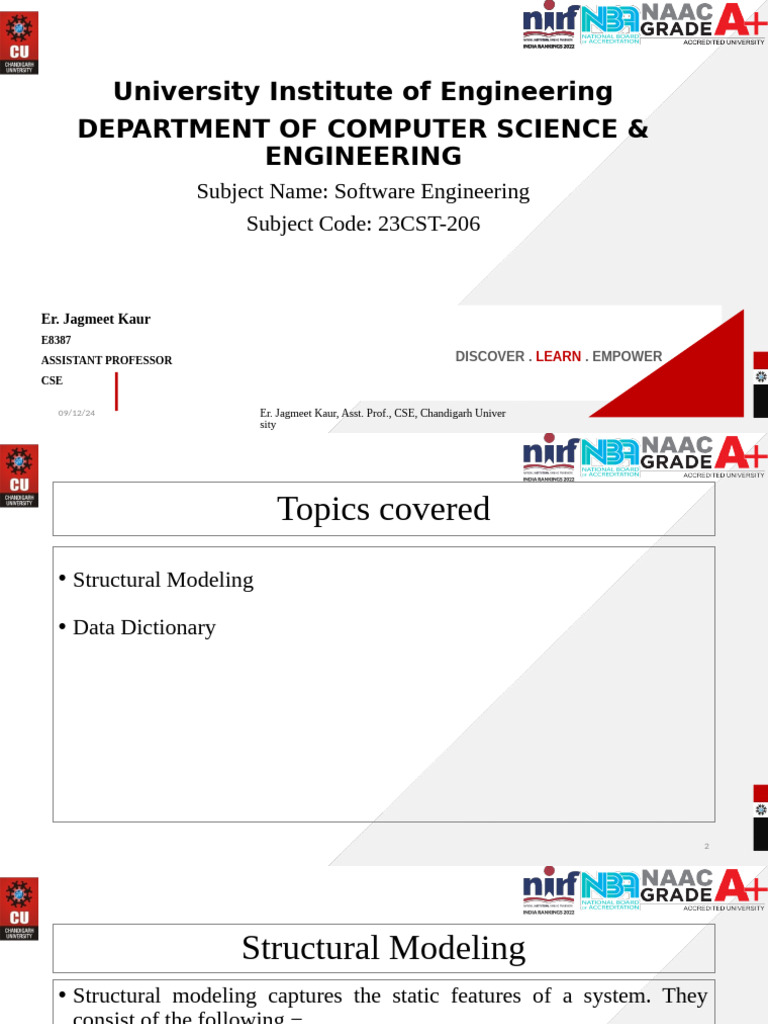 Structural Modeling-4 | PDF | System | Data