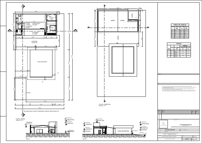 Pranchas Arq - Solangejabez - Rev00-A1 | PDF