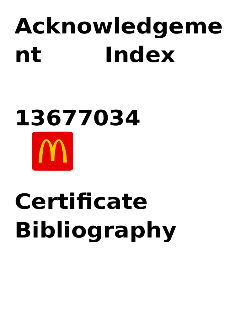 Acknowledgement Index | PDF