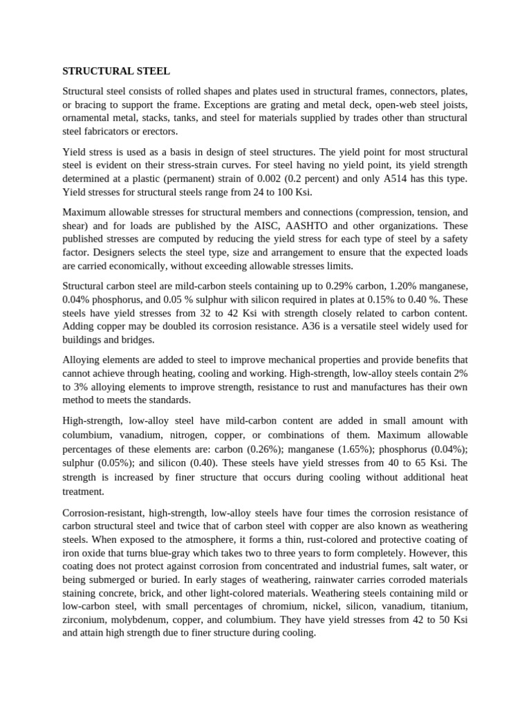 structural-steel-and-connections | PDF | Welding | Construction