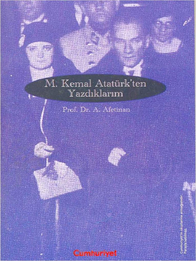 A.afet İnan - M.kemal Atatürkten Yazdıklarım | PDF