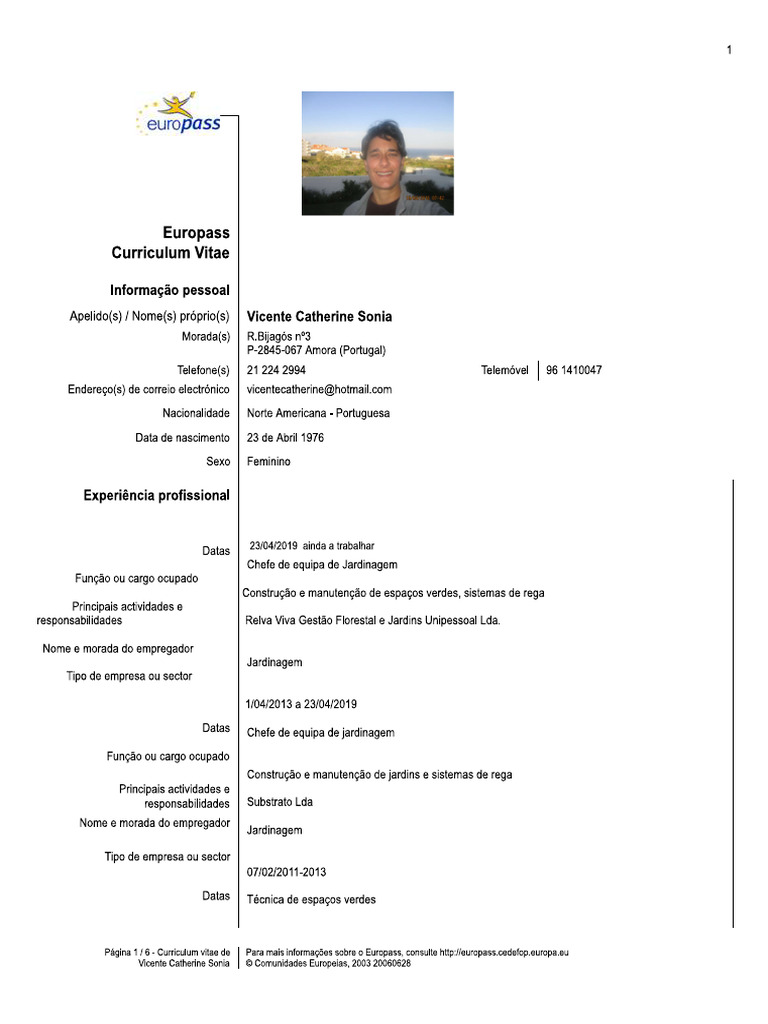 Catherine Vicente CV 2024 | PDF