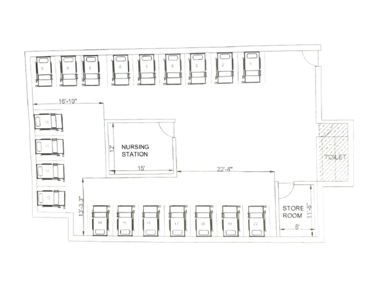Nursing Station and Store Room Layout | PDF