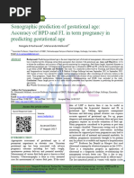 ACOG Guidelines for Due Date Estimation | PDF | Pregnancy | Obstetrics