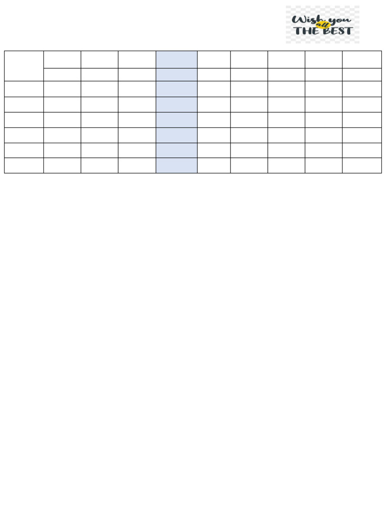 2nd Mid Term Time Table (2024-25) | PDF