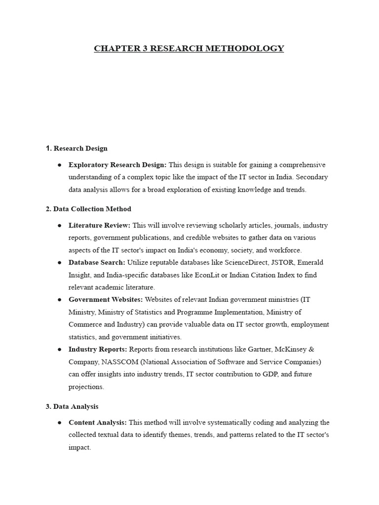Chapter 3 Research Methodology Pdf Data Data Analysis