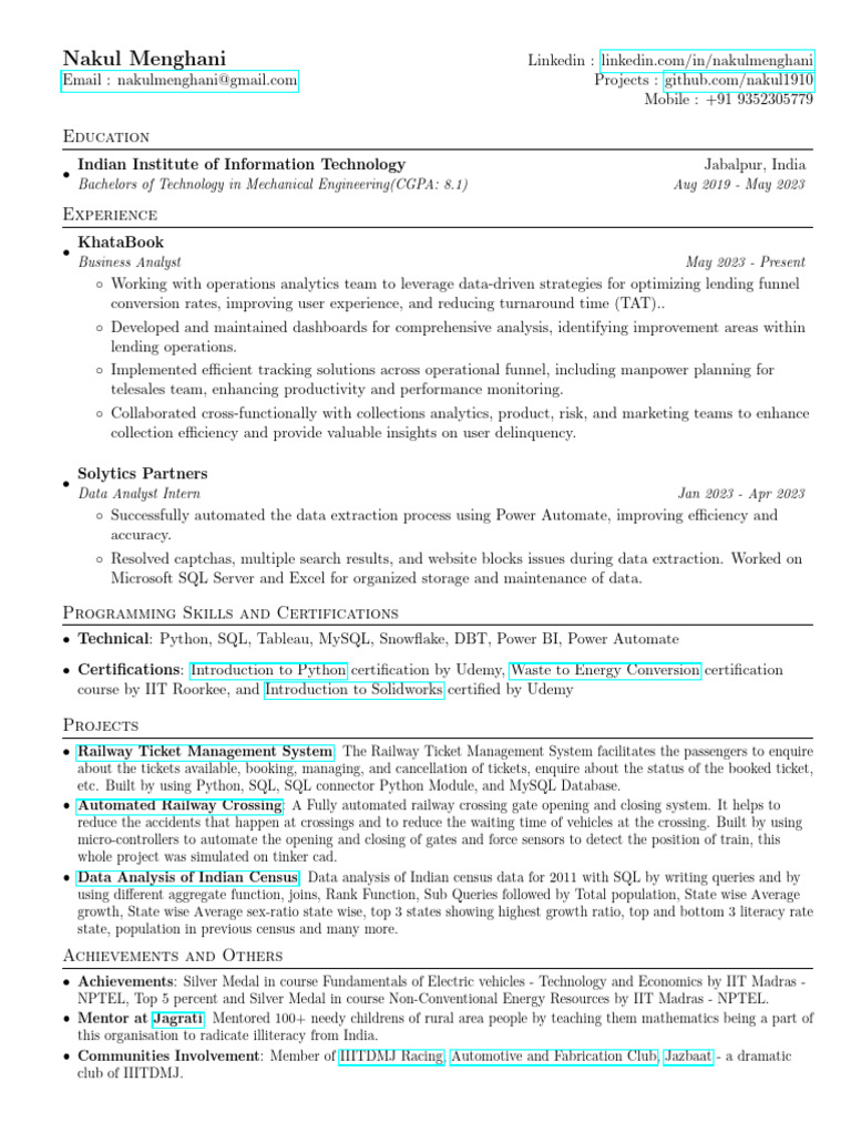 Best Product Resume | PDF | Computing | Data Management