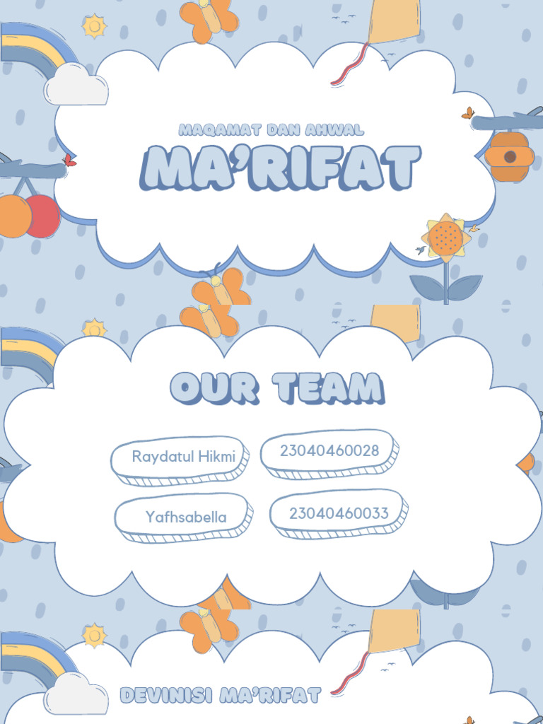 PPT Maqamat Ahwal kel.12 (Ma'rifat) | PDF