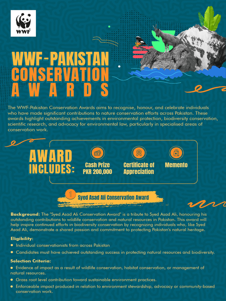 Conservation Awards Brochure | PDF | Conservation Biology | Sustainability