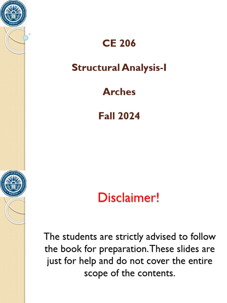 Lec 12 Arches | PDF | Bending | Truss