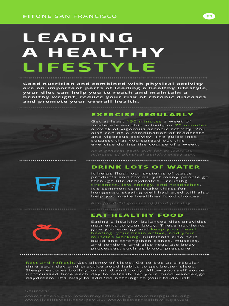 Healthy Living Tips: Nutrition & Exercise | PDF