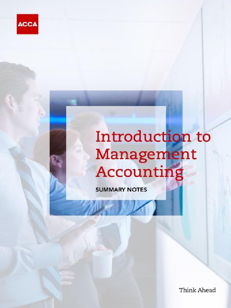 ACCA MA1 Summary Notes | PDF