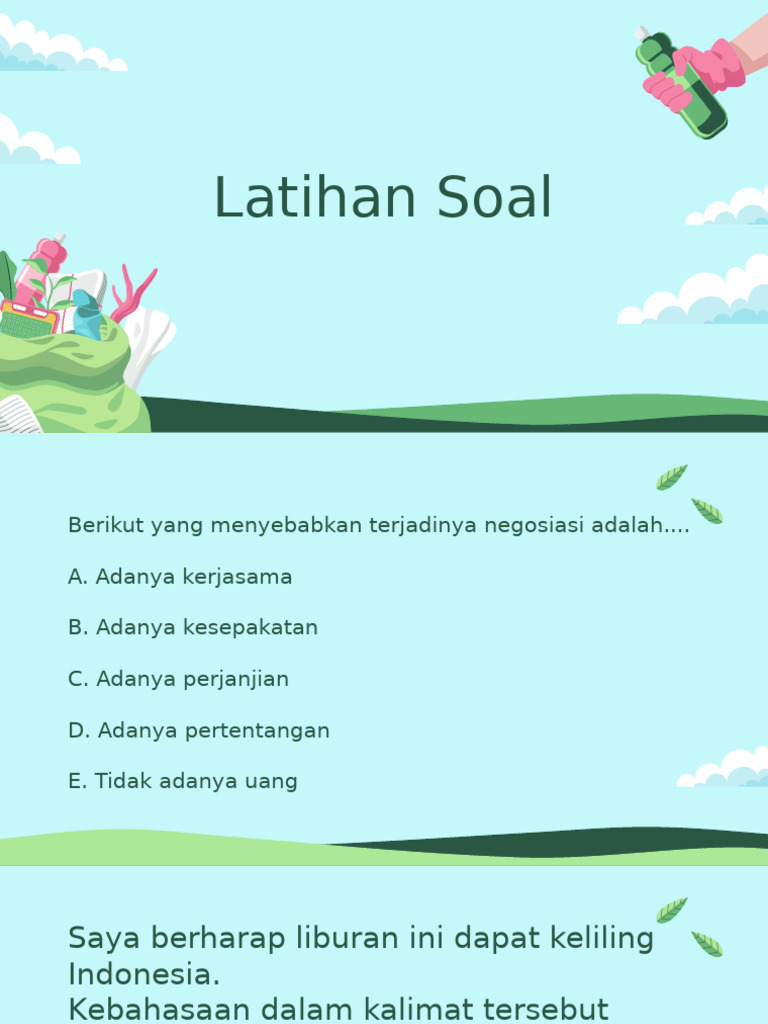 SOAL PPT NEGO DAN EKSPO | PDF