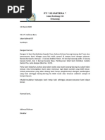 Contoh Surat Full Block Style | PDF