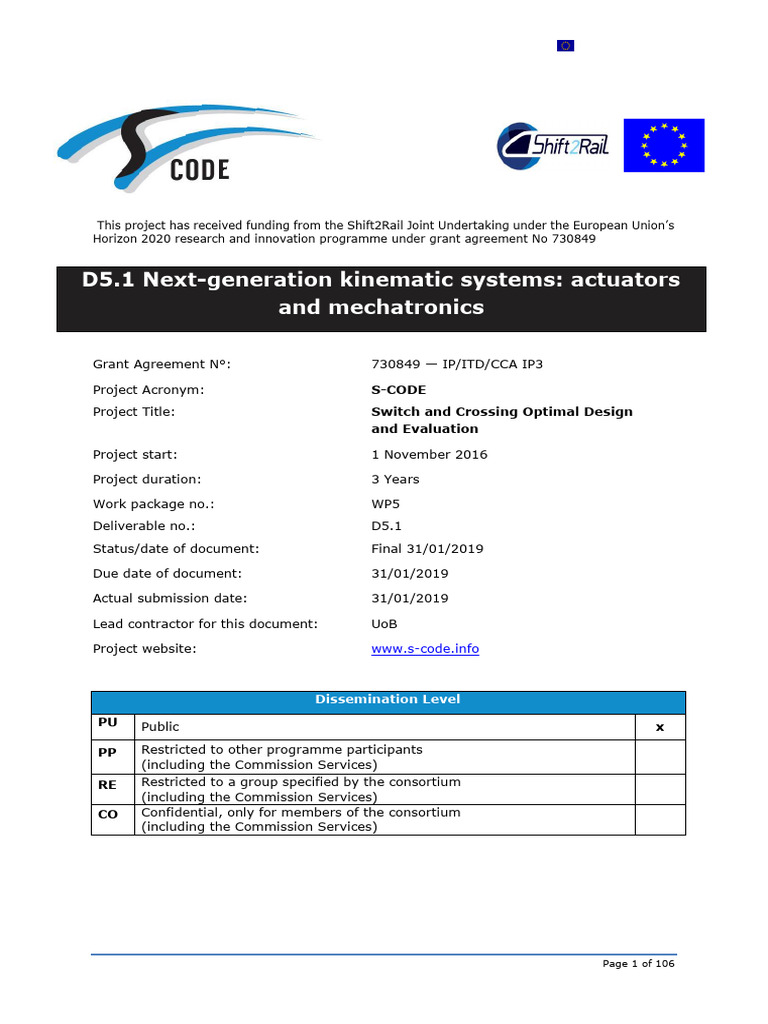 S-CODE-WP5-D-UNI-002-01 - D5.1 Next Generation Kinematic Systems ...