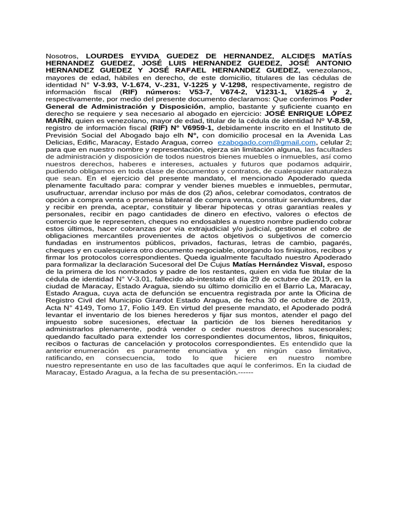 PODER GENERAL & SOLUCIONES JURÍDICAS | PDF | Cheque