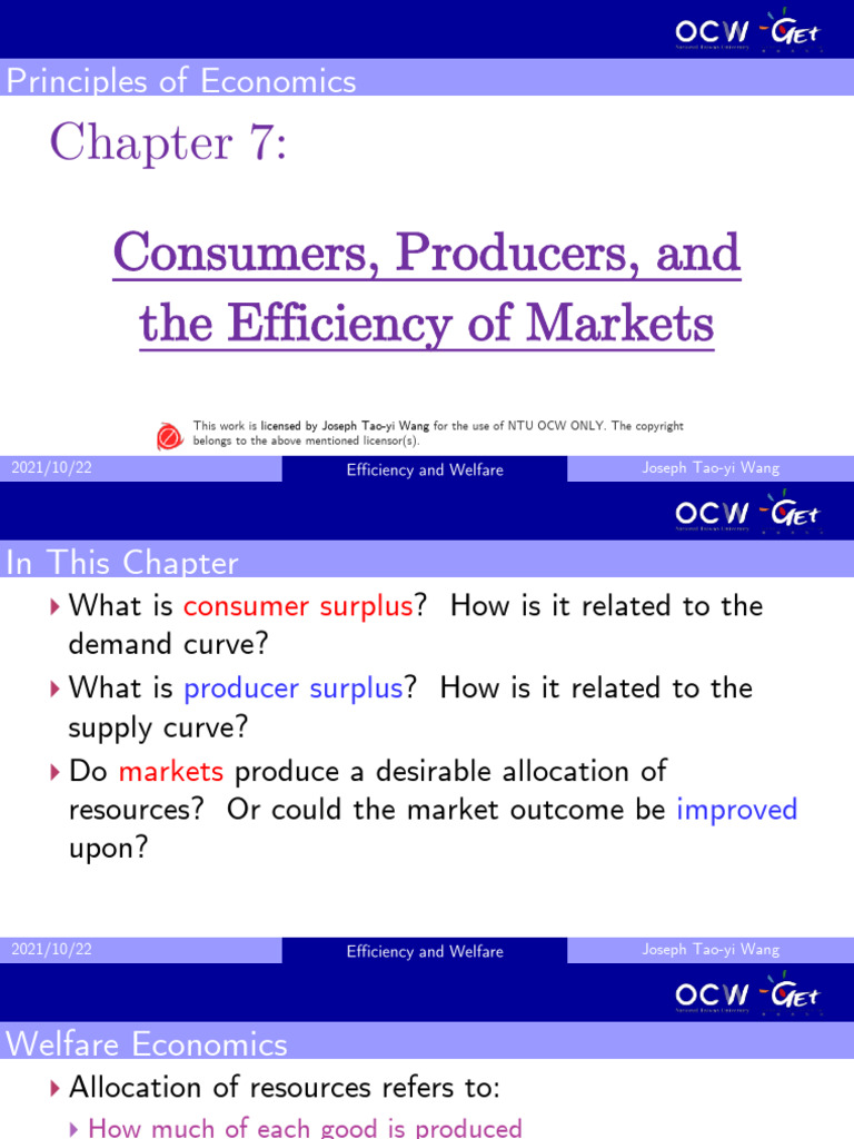 bfe consumer surplus | PDF | Economic Surplus | Market (Economics)